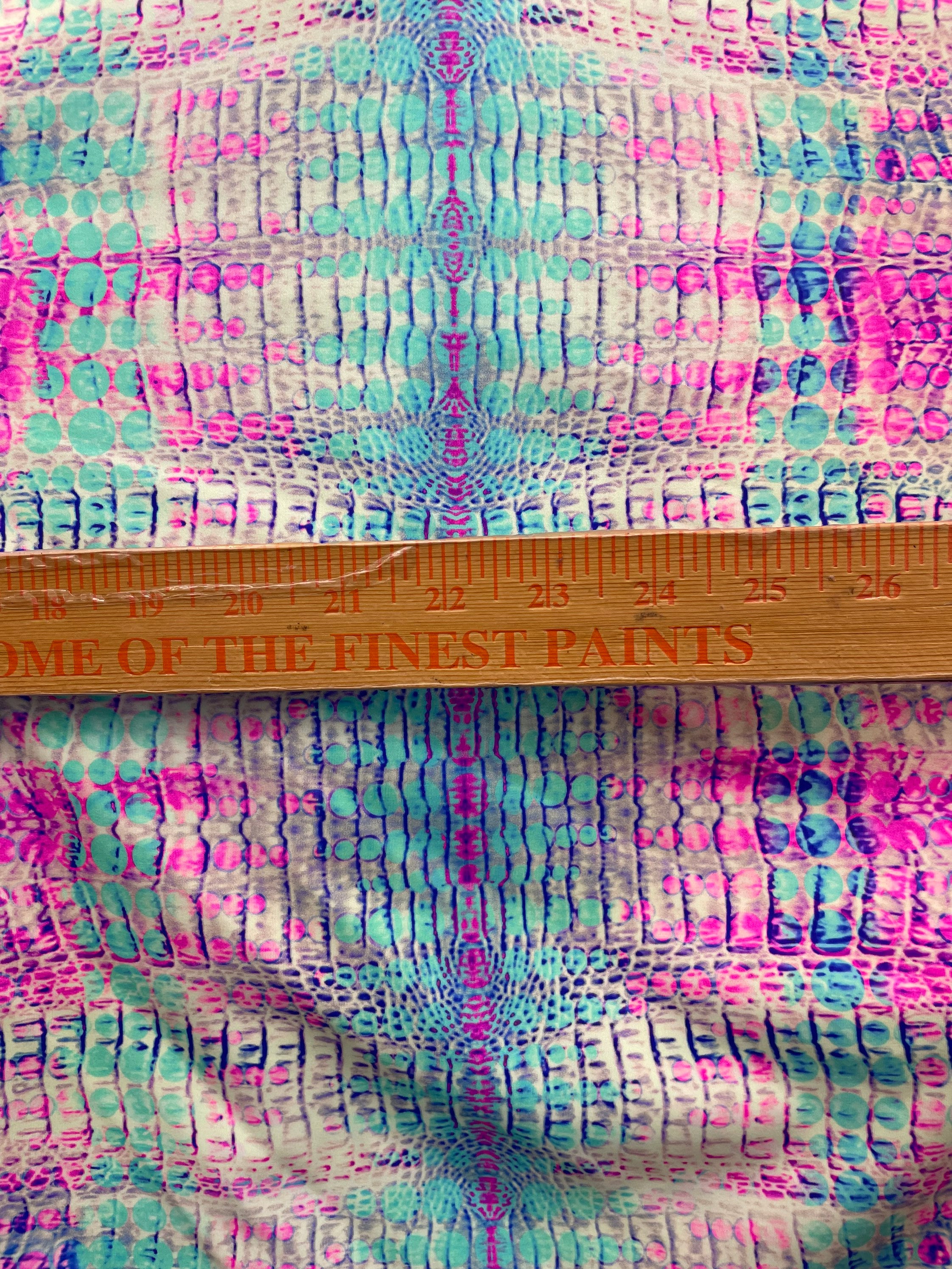 New Tie Dye Reptile Snake Print Spandex Fabric 4 Way Stretch - Etsy