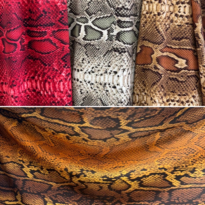 Snake Skin Fabric - Etsy