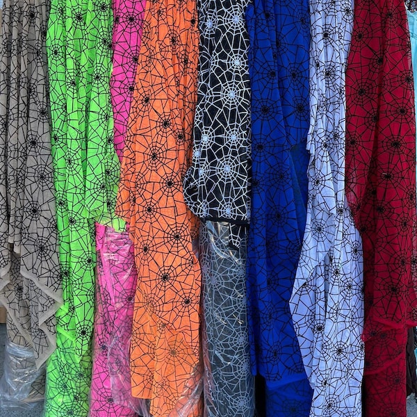 Spider Web Mesh Fabric - Etsy