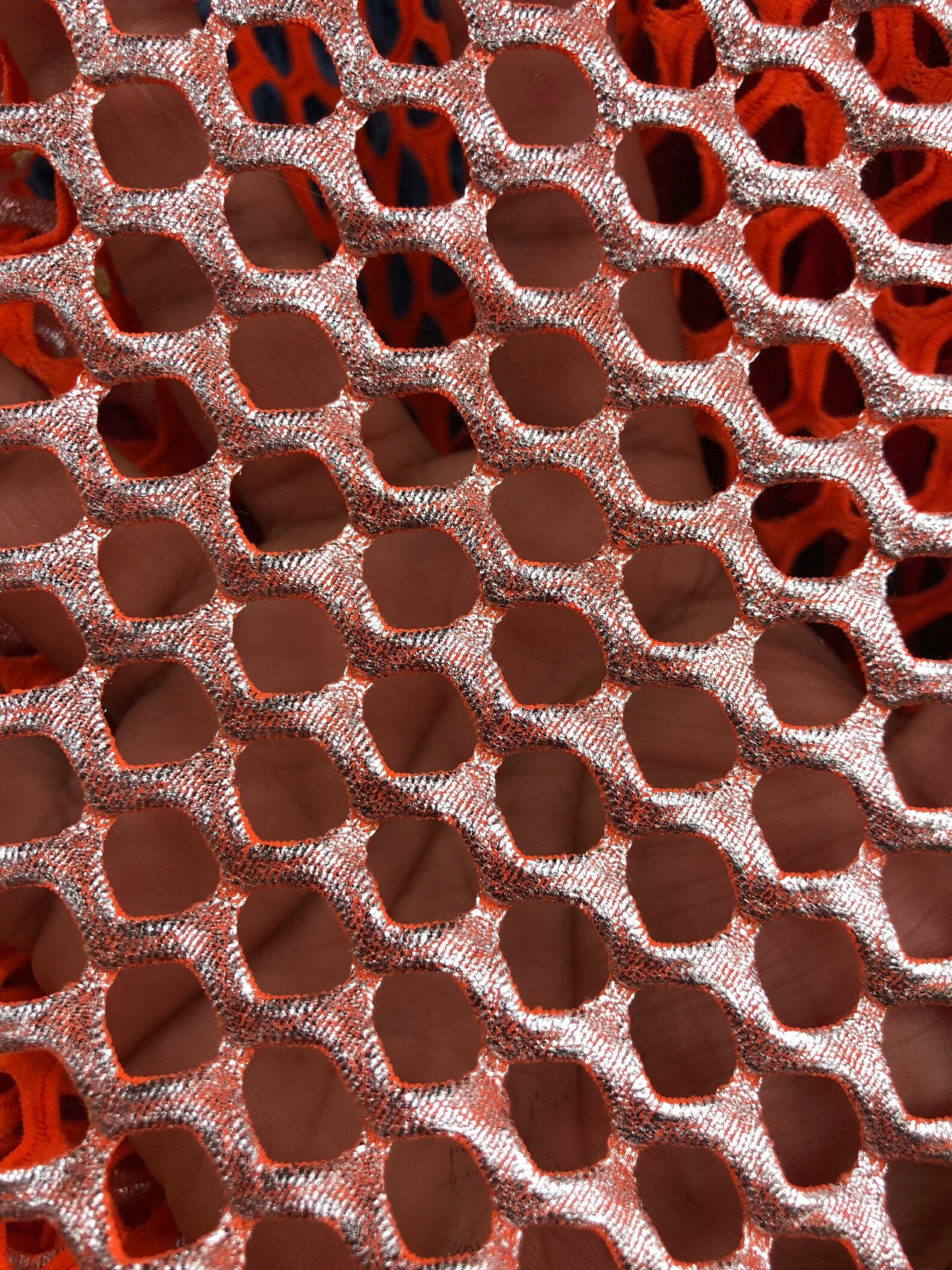 Metallic Fishnet Fabric/ With Lurex Metallic Fish Net Spandex - Etsy