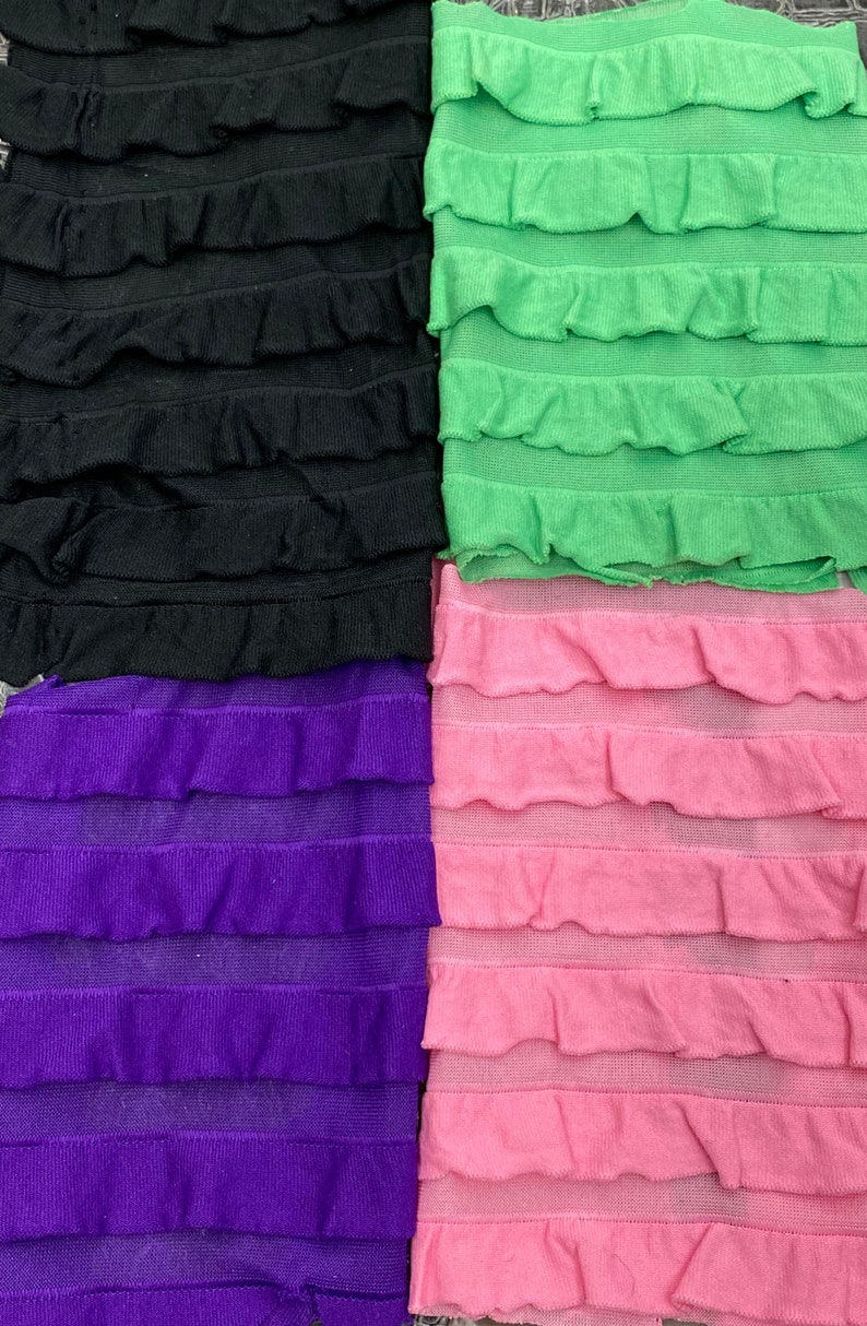 1/2 inch Ruffles Fabric Poly Stretch Ruffles fabric sold by | Etsy