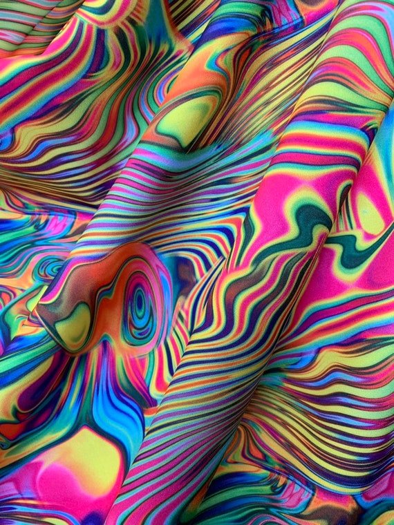 Neon Print Fabric