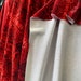 New Red Snake Print on Velvet Stretch Fabric Sold by Yard. 4 Way ...