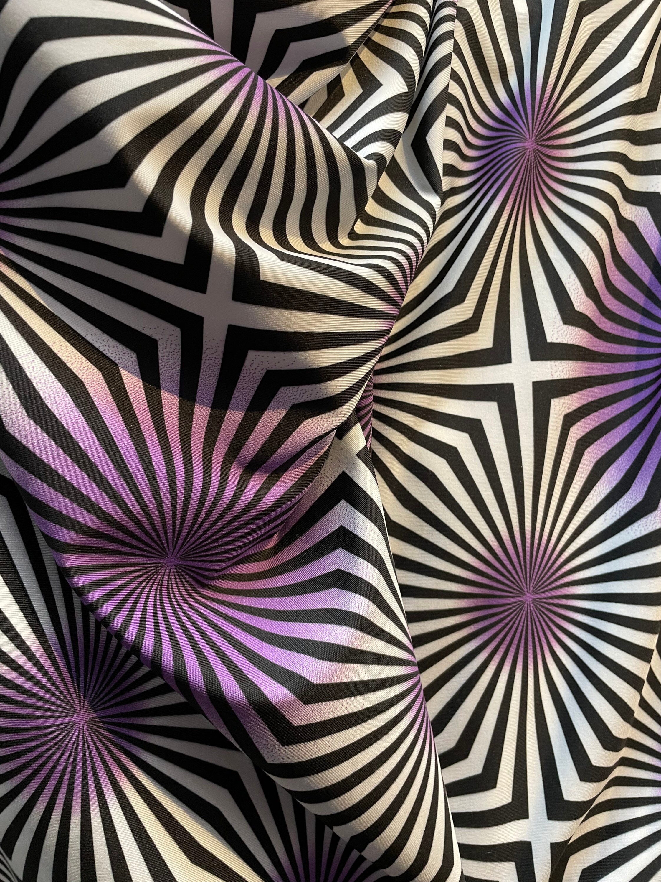 New Psychedelic Print 4 Way Stretch Poly Spandex Fabric 60 - Etsy