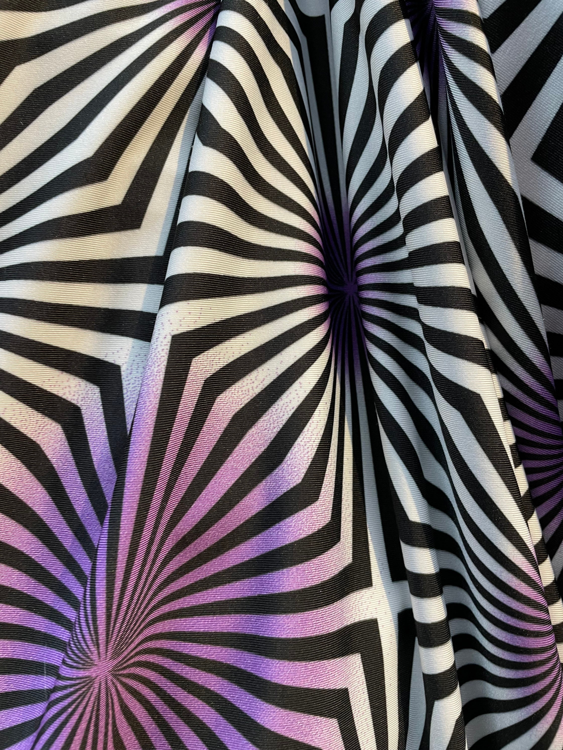 New Psychedelic Print 4 Way Stretch Poly Spandex Fabric 60 - Etsy