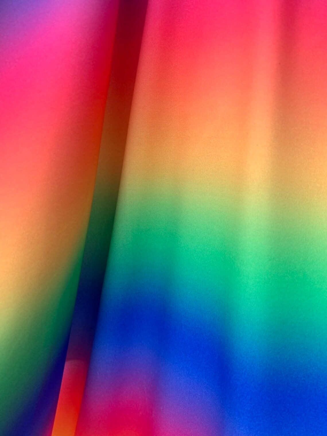 New Rainbow Print on Four Way Stretch Nylon Spandex Fabric - Etsy