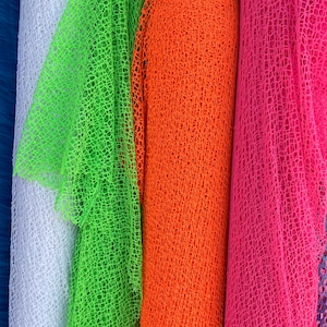 New Fishnet Neon Colors 4 Way Stretch Poly Fishnet 4 Colors Available ...