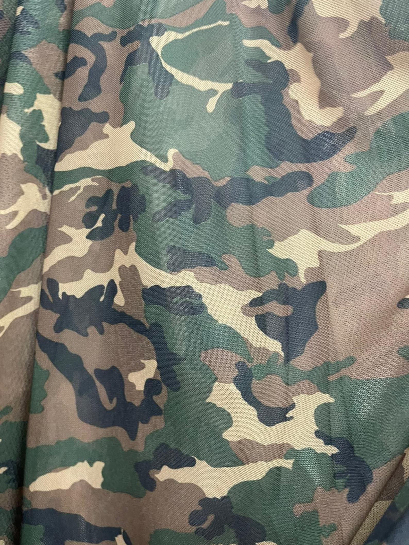 New Camouflage MESH Fabric Green Camo mesh fabric Sold by the | Etsy