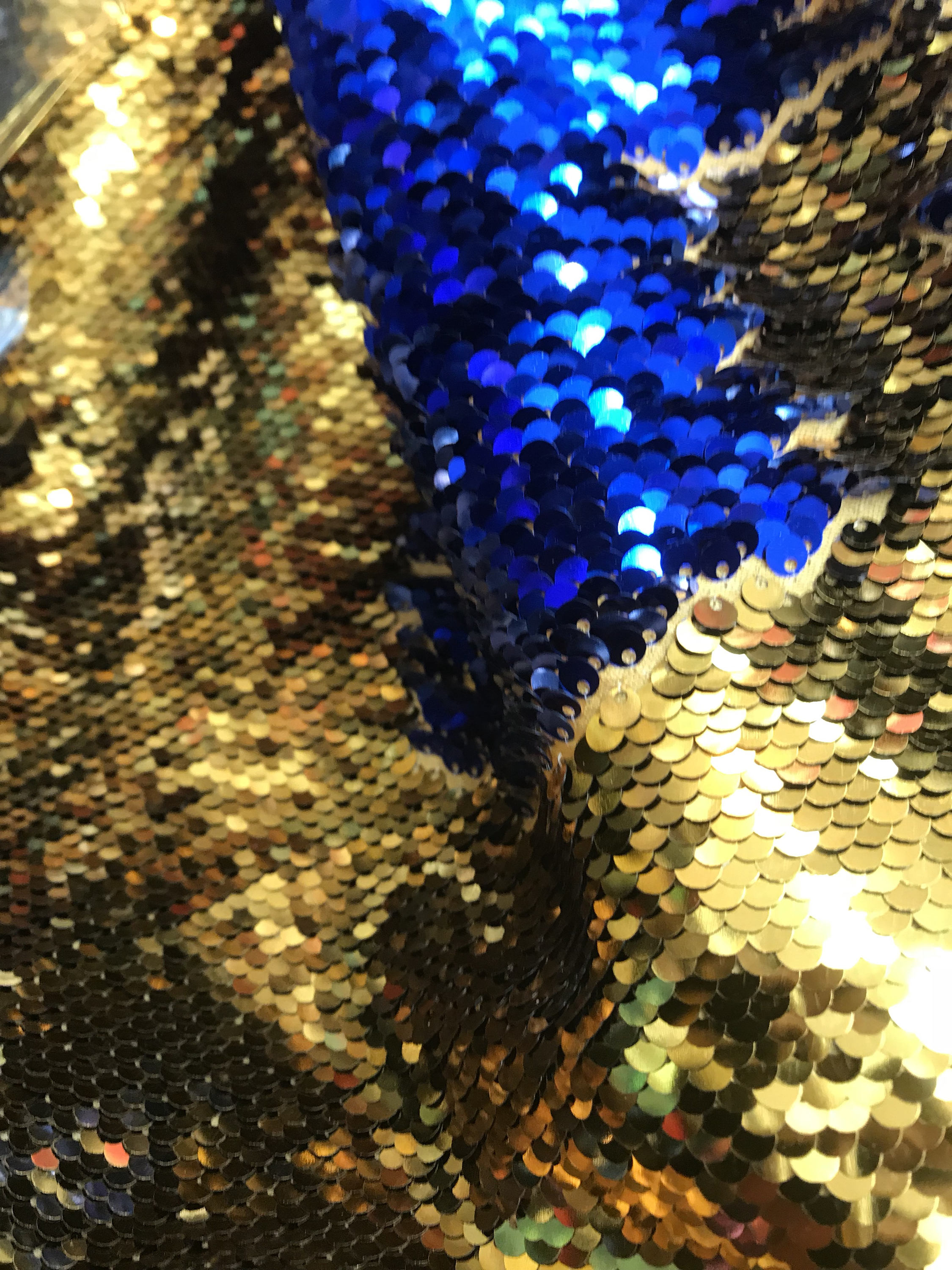 Shiny Royal Blue/deep Gold Newtwo Tone Flip up | Etsy