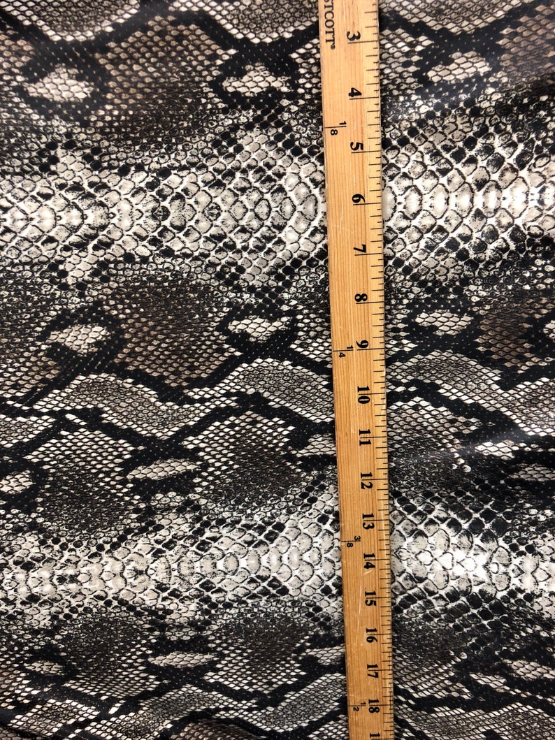 Sale Snake Print on Spandex Fabric Sold by the Yard Brown | Etsy