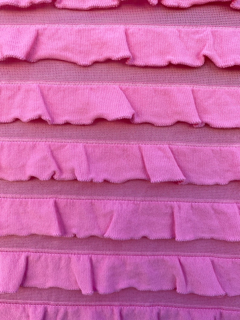 1/2 inch Ruffles Fabric Poly Stretch Ruffles fabric sold by | Etsy