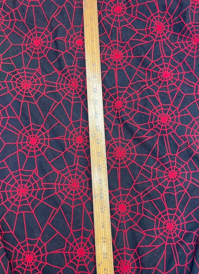 New Power Mesh Spider Web Mesh Fabric/ Flocking 4 Way Stretch - Etsy
