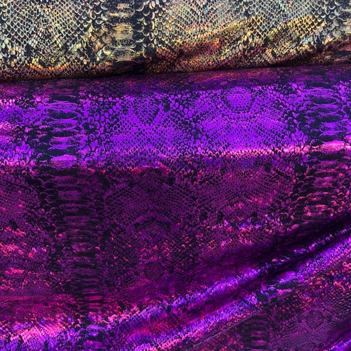 Snake Print Fabric Multiple Snake Print Four Way Stretch - Etsy