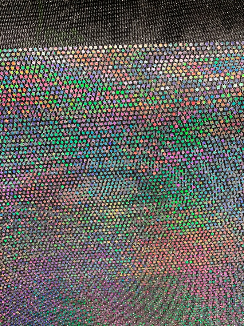 New Circles/dotted Flat Mirror Silver IRIDESCENT Sequins Stone | Etsy