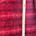 New Red Snake Print on Velvet Stretch Fabric Sold by Yard. 4 Way ...