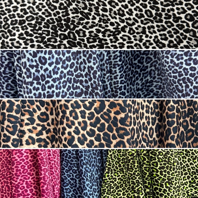 Cheetah Print Fabric - Etsy