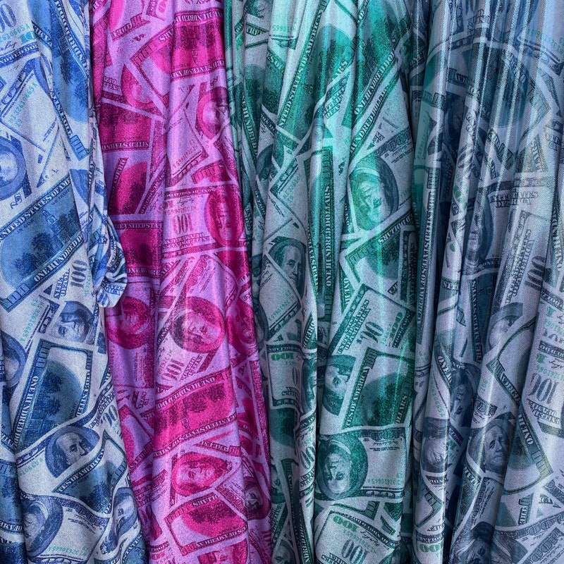 Money Print Fabric - Etsy Canada