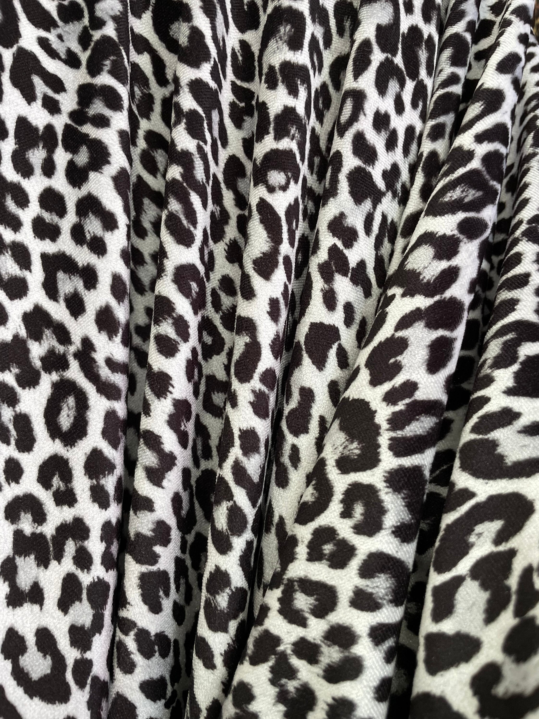 New Velvet Cheetah Print on Velvet Fabric 4 Way Stretch. Sold - Etsy