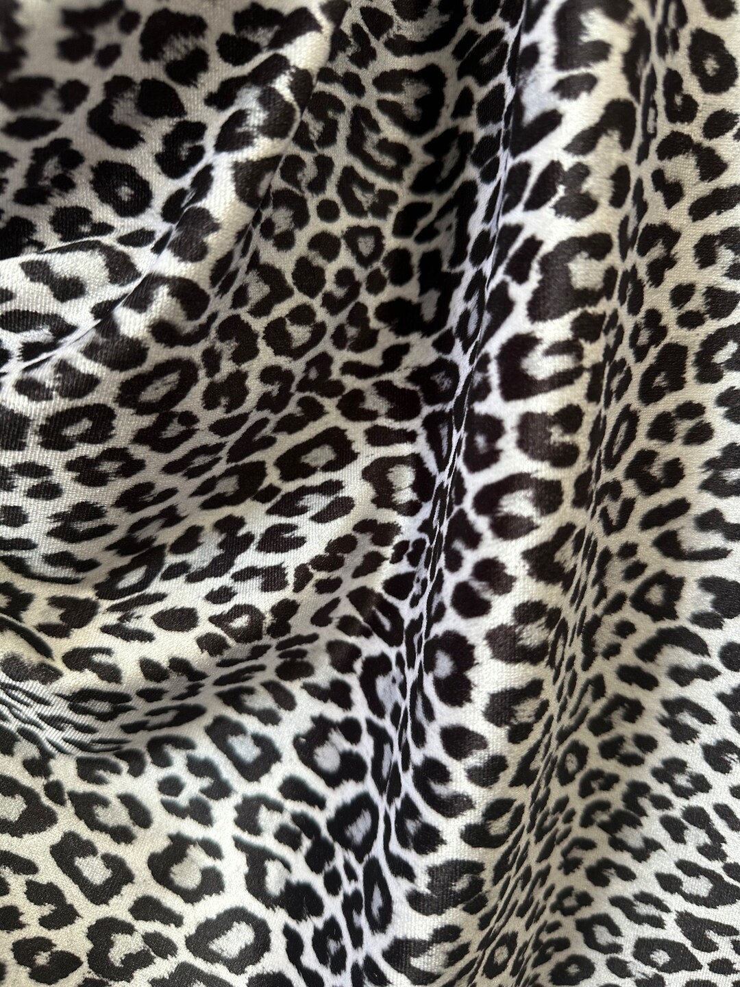 New Velvet Cheetah Print on Velvet Fabric 4 Way Stretch. Sold by the ...