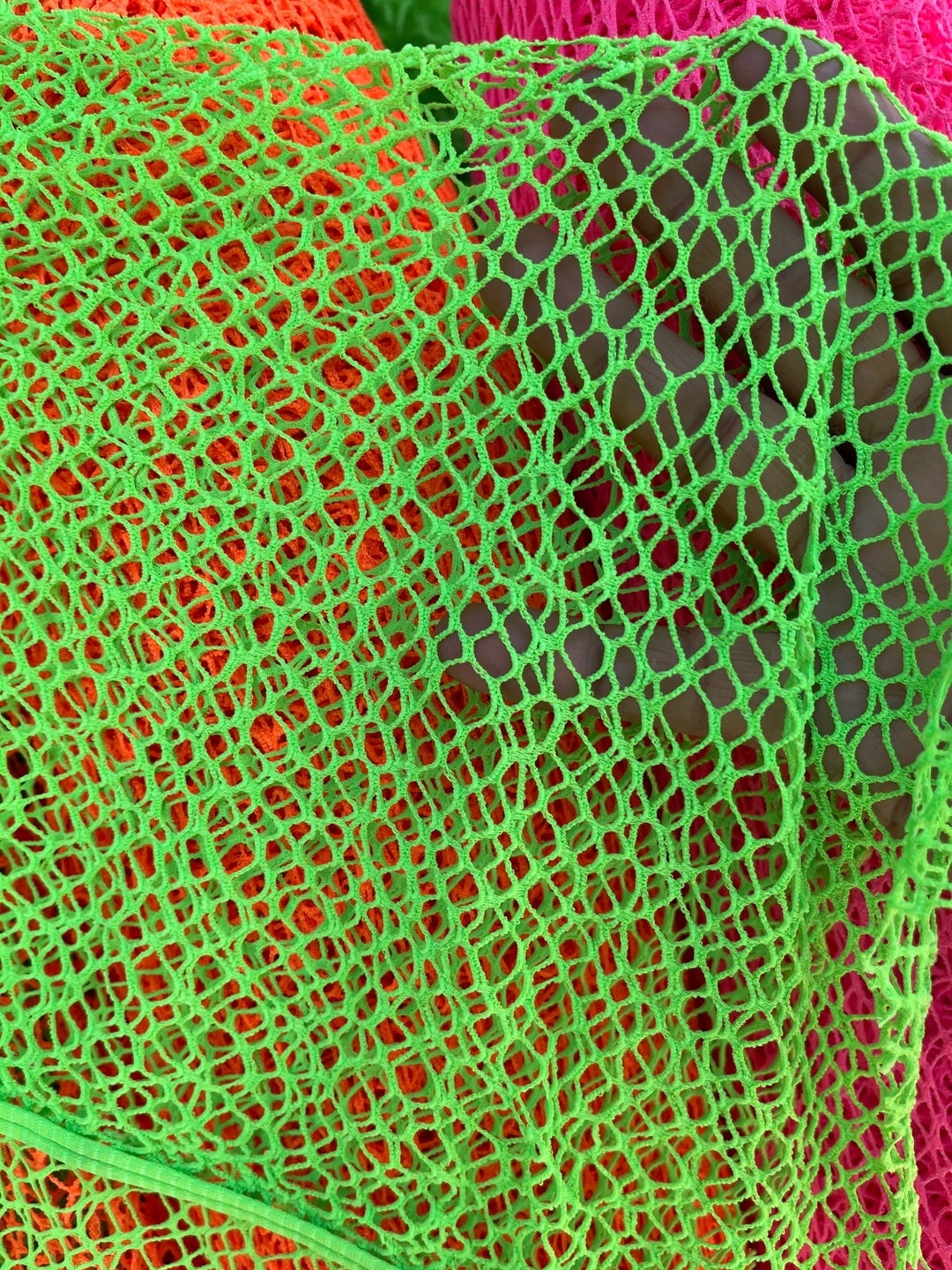 New Fishnet Neon Colors 4 Way Stretch Poly Fishnet 4 Colors Available ...