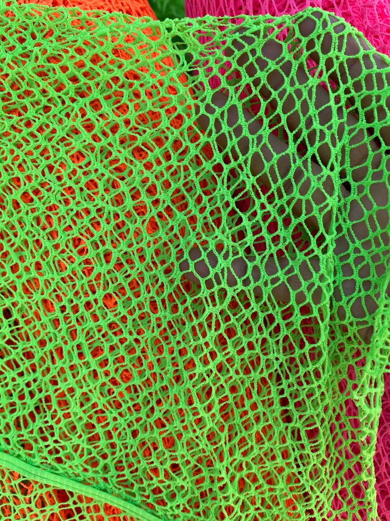 New Fishnet Neon Colors 4 Way Stretch Poly Fishnet 4 Colors Available ...