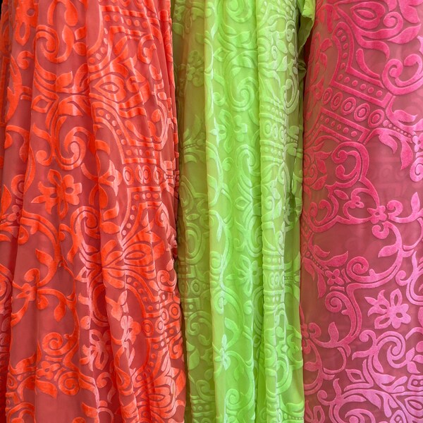 Burnout Fabric - Etsy