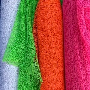 New Fishnet Neon Colors 4 Way Stretch Poly Fishnet 4 Colors Available ...