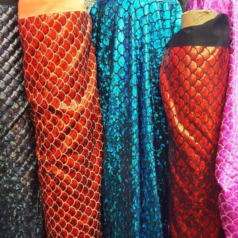 Mermaid Fabric - Etsy