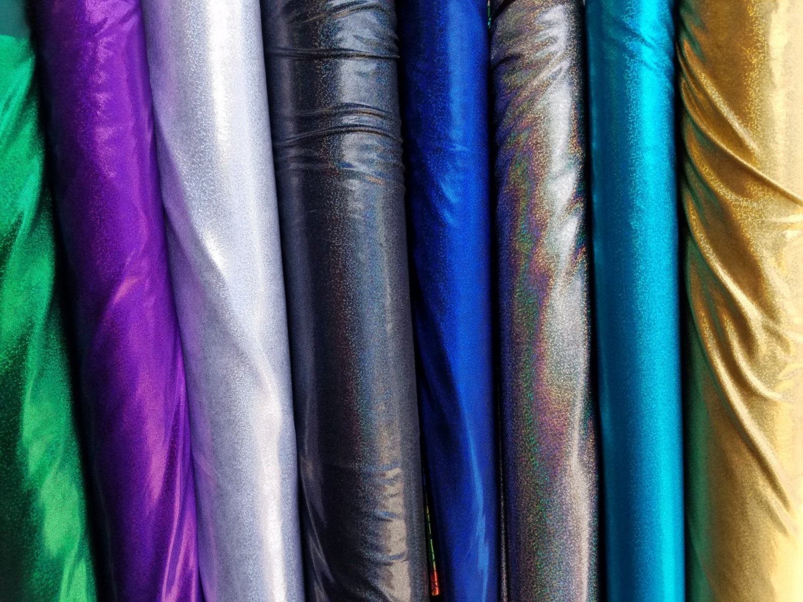 Mystic Fabric With Hologramsold by the Yard Stretch Nylon | Etsy