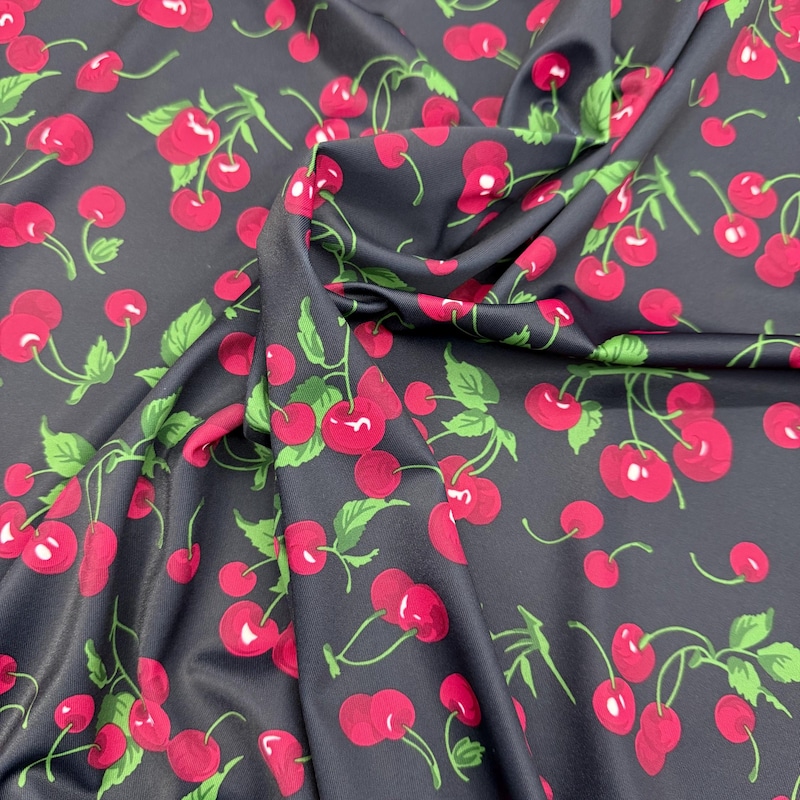 Cherry Fabric - Etsy