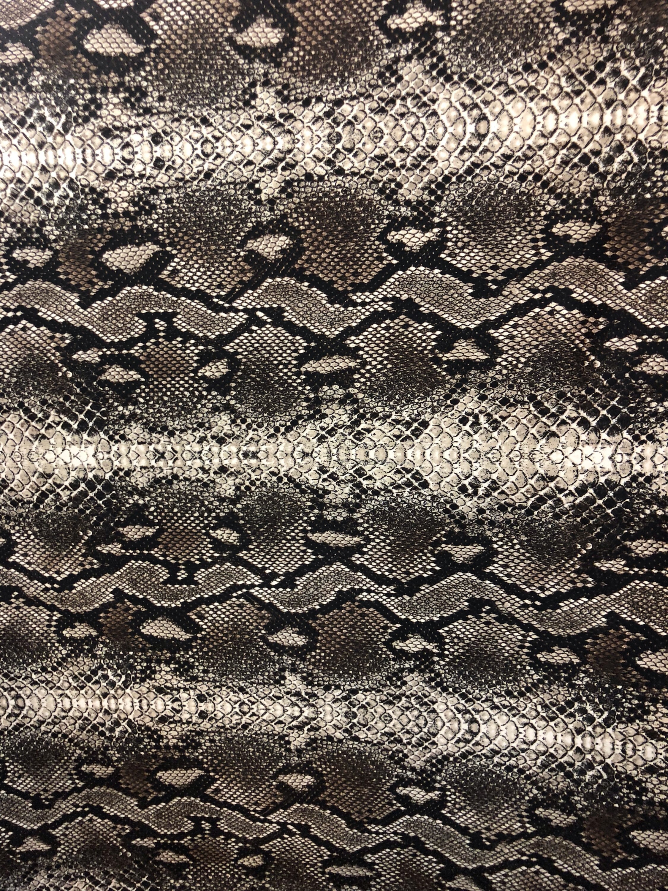 Sale! Snake Print on Spandex Fabric- Sold by the Yard Brown Natural ...