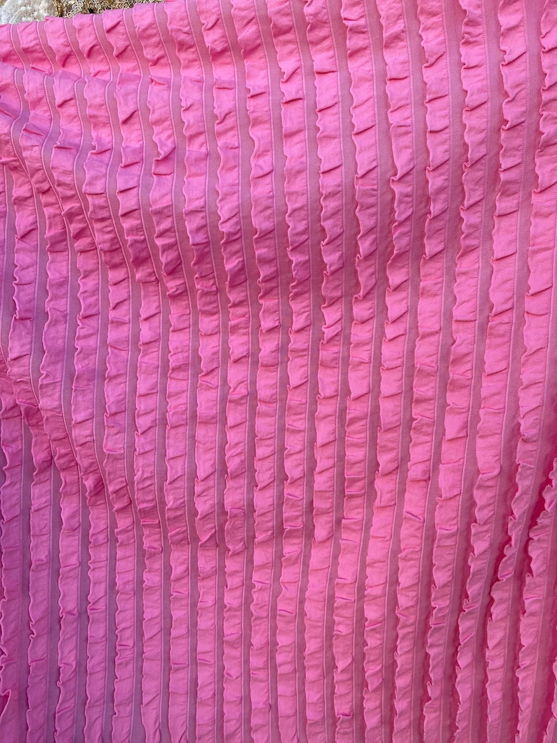 1/2 inch Ruffles Fabric Poly Stretch Ruffles fabric sold by | Etsy