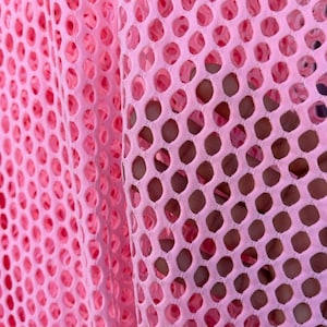 New Pink Fishnet Stretch Fabric Sold by the Yard( See Trough Fishnets ...
