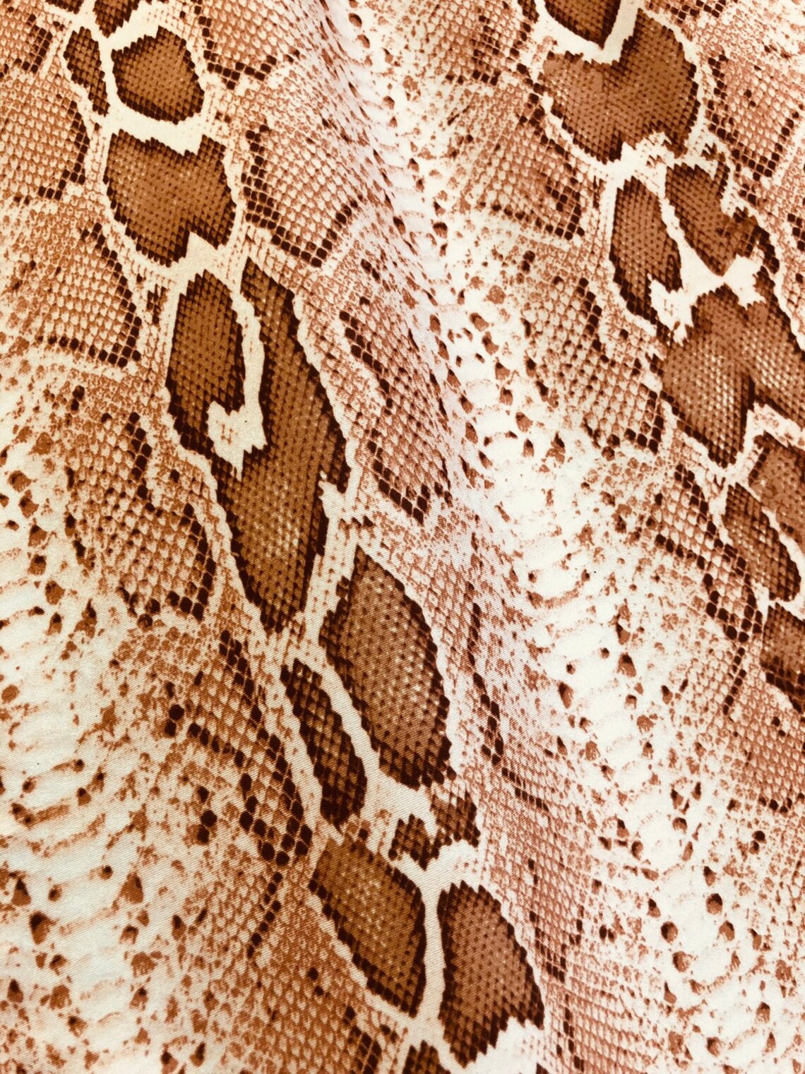 Snake Print Fabric Multiple Snake Print Four Way Stretch - Etsy