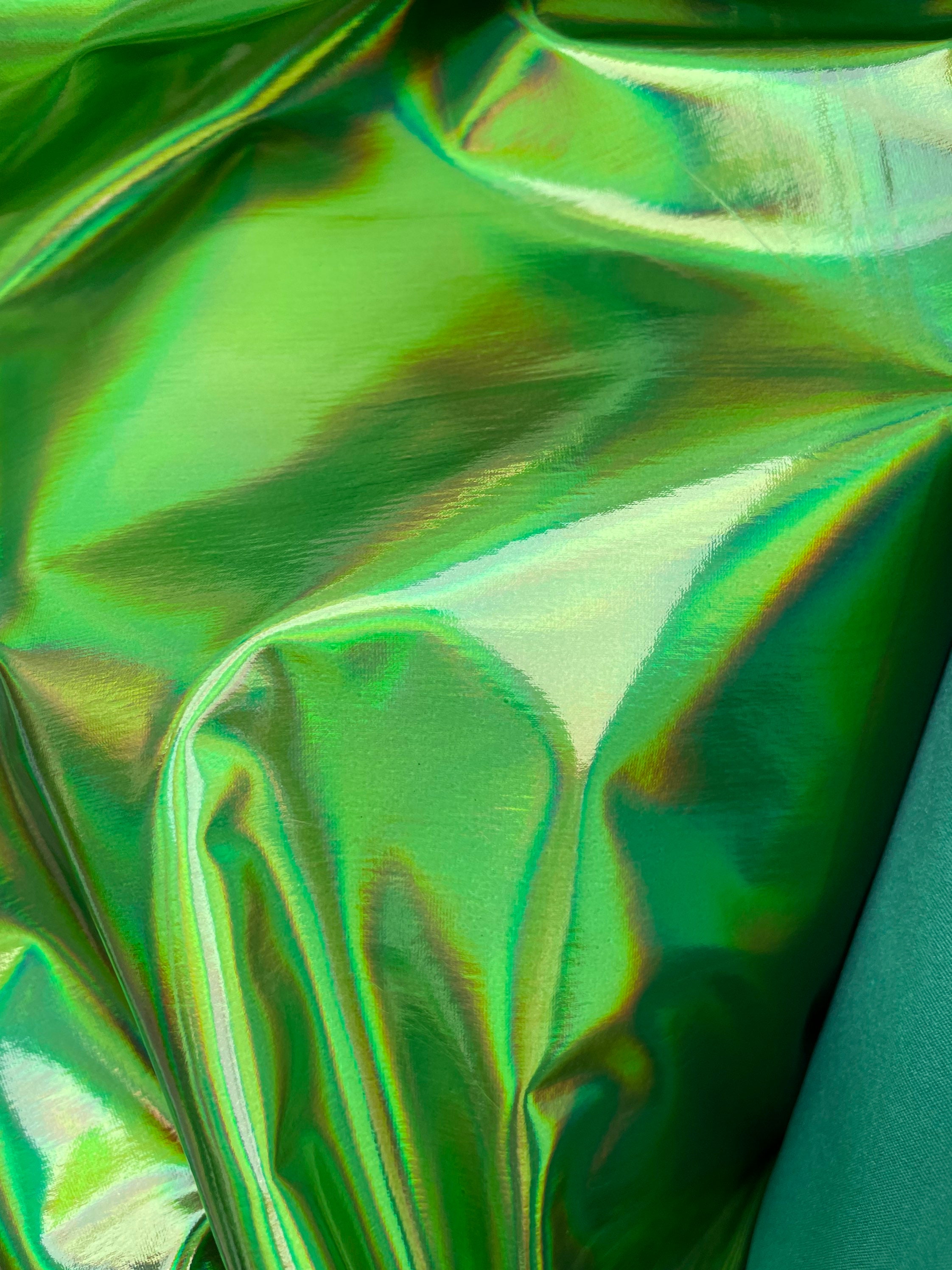 Iridescent Green Fabric