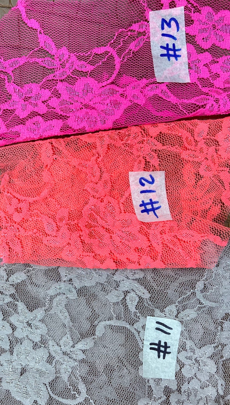 Stretch Lace Fabric. Lingerie Lace 4 Way Stretch Soft Lace Fabric. 56 ...