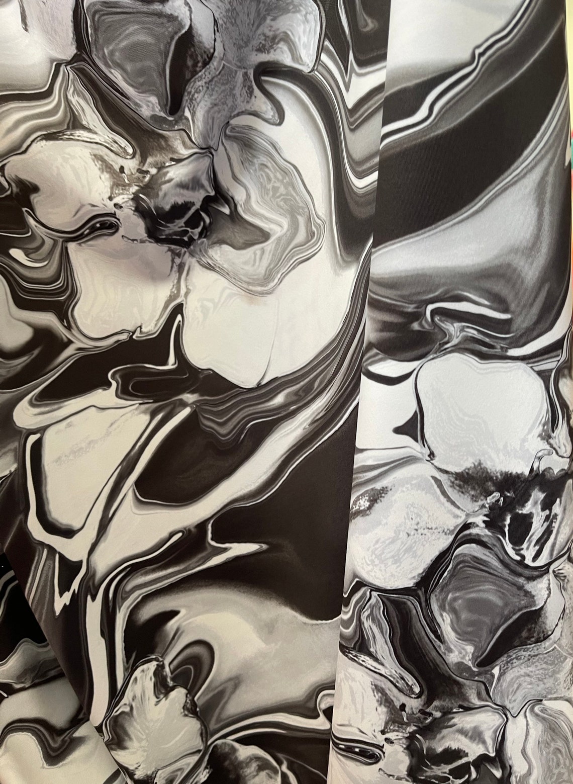 Marble Liquid Paint print on best quality of nylon spandex | Etsy