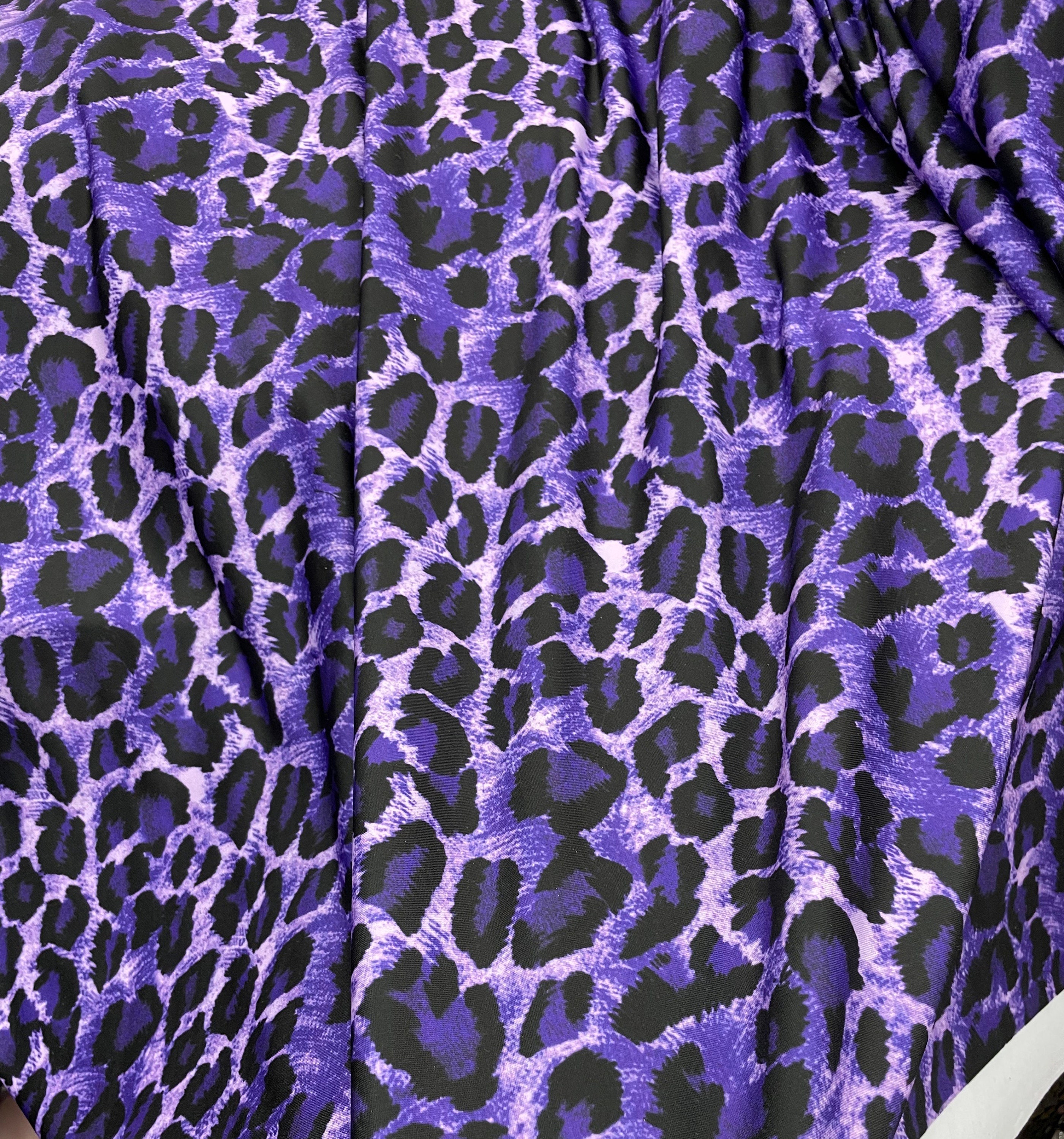 Purple Animal Print Fabric