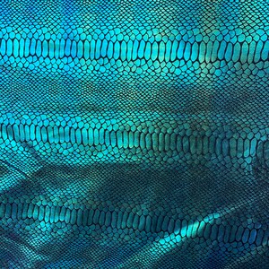 NEW Snake Print Green/purple/turquoise Iridescent Tones on Black 4 Way ...