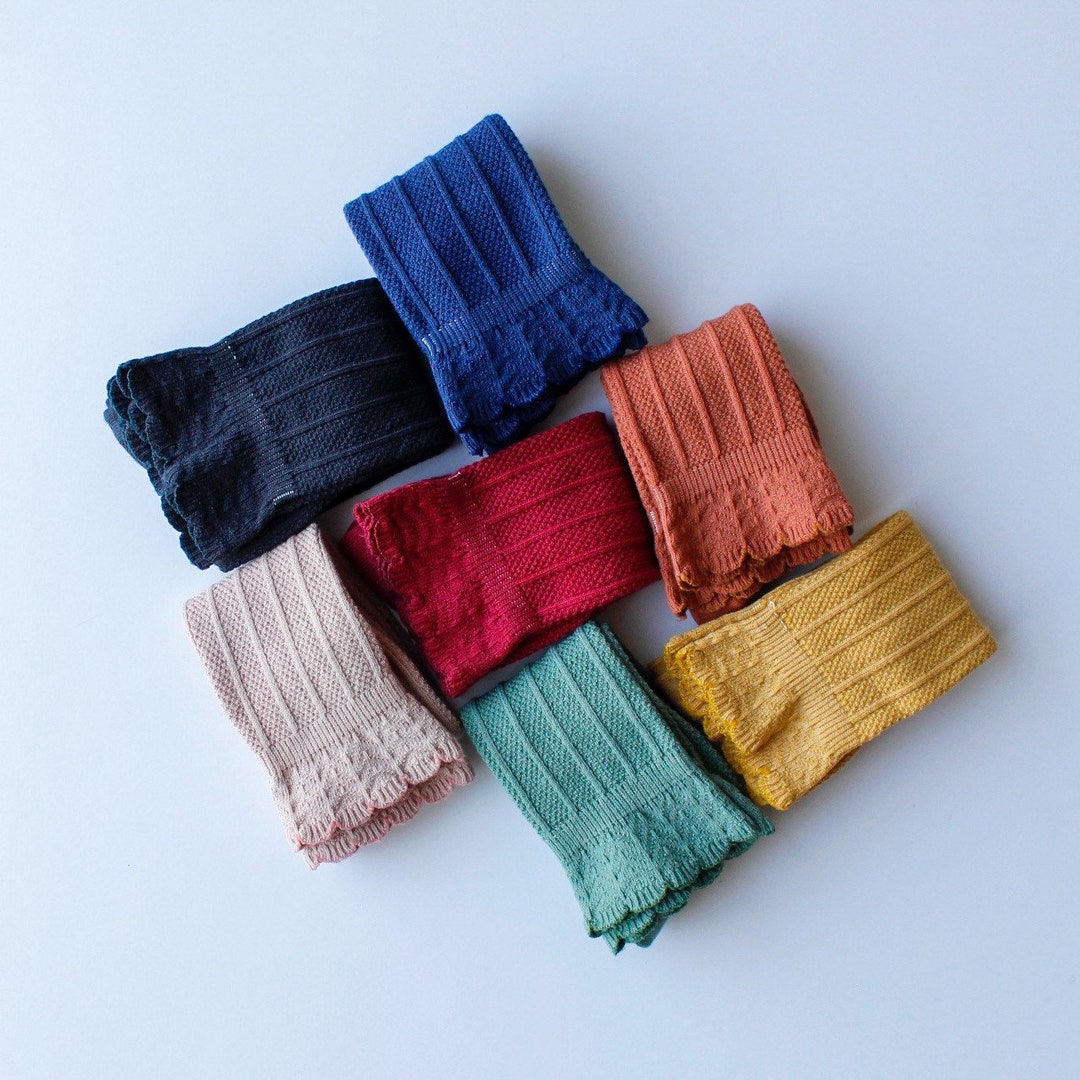 FALL 2020 Petal Top Fall Colored Knee Highs, Hand Dyed Knee Highs ...