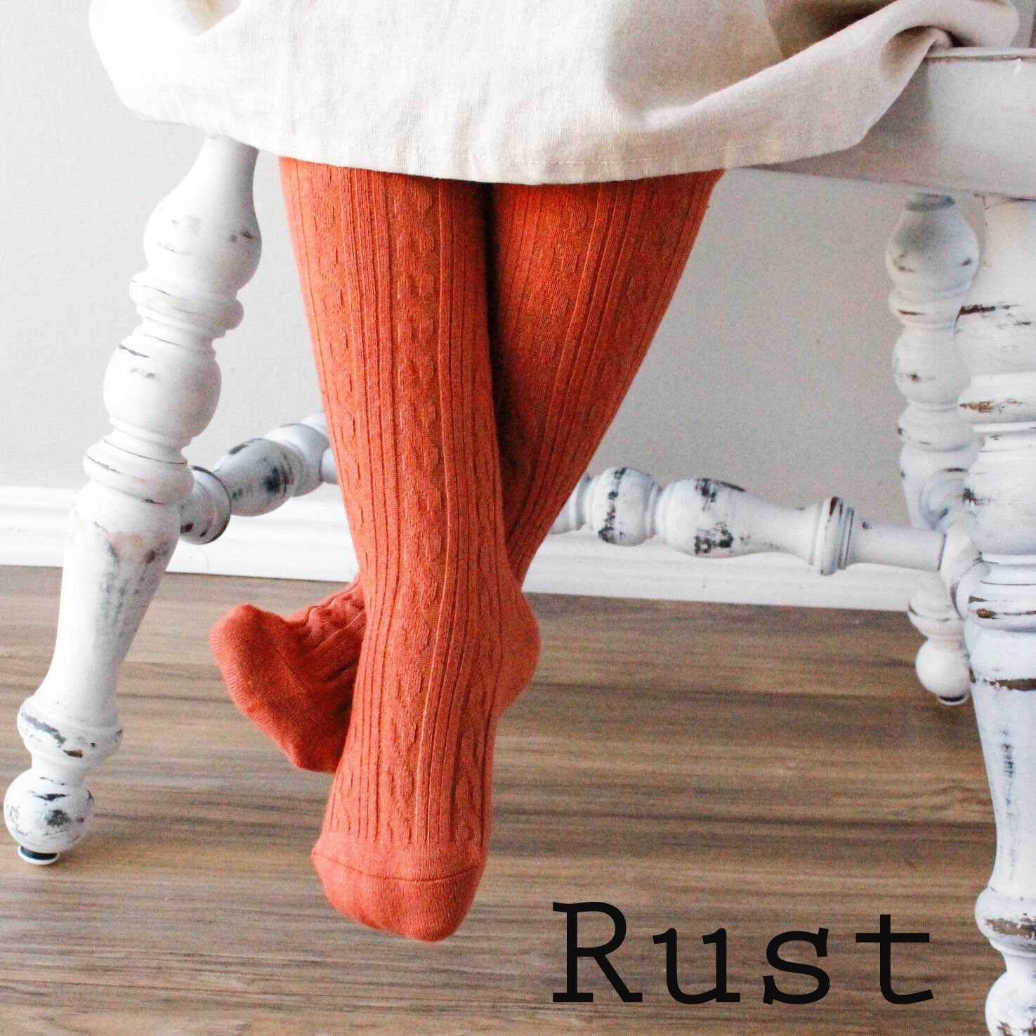 Winter 2019 Hand dyed winter cable knit tights LIMITED | Etsy