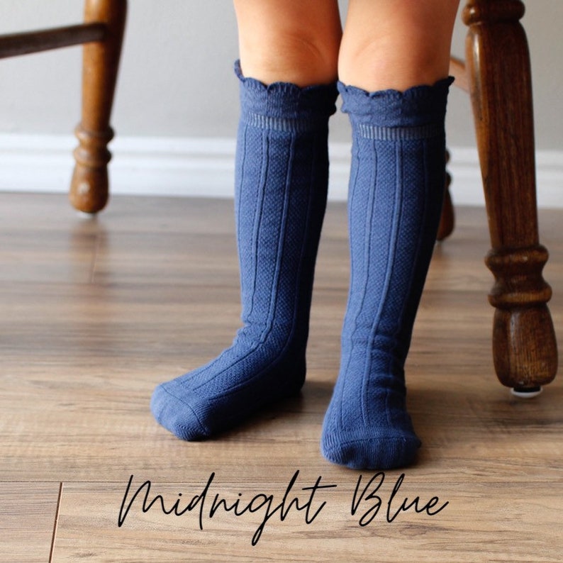 FALL 2020 Petal Top Fall Colored Knee Highs, Hand Dyed Knee Highs ...