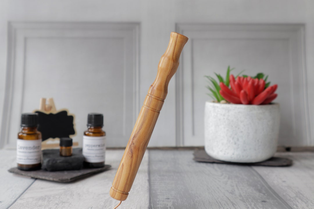 Olive Wood -aromatherapy Wooden Essential Oil Inhaler for De-stress ...