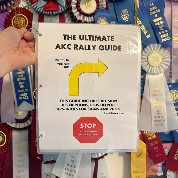 Akc Rally Signs - Etsy