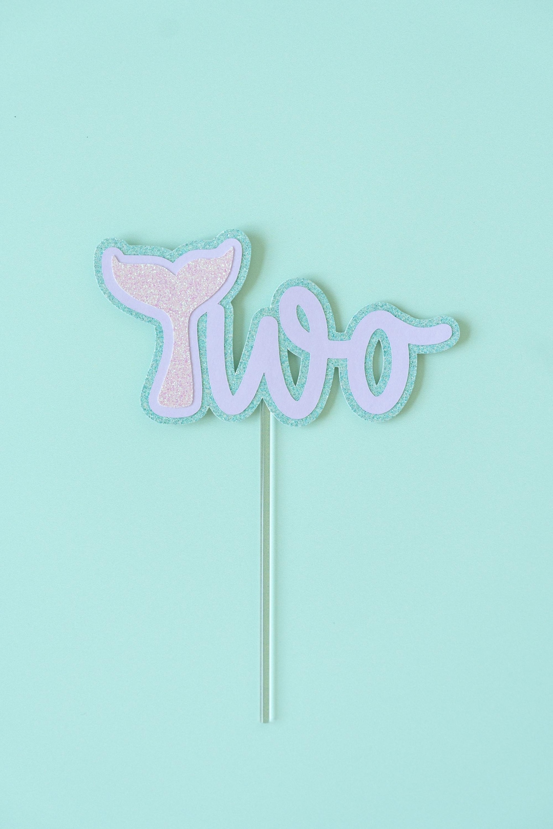 Mermaid Two Cake Topper | Mermaid Birthday Party Decorations | Under ...