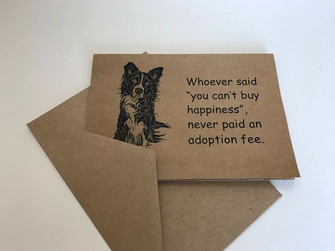 Dog Note Cards Blank Border Collie Note Cards Blank Note - Etsy