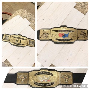 Adult Sized Custom Championship Belts ( Size 36 Inch Waist Size and ...