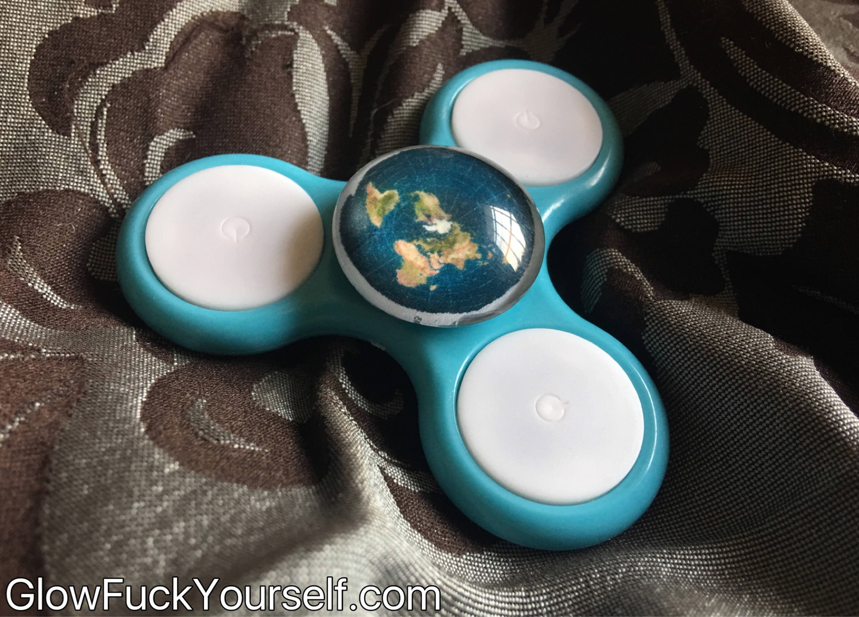Geocentric FLAT EARTH Fidget Spinner Get Woke Af up in the - Etsy