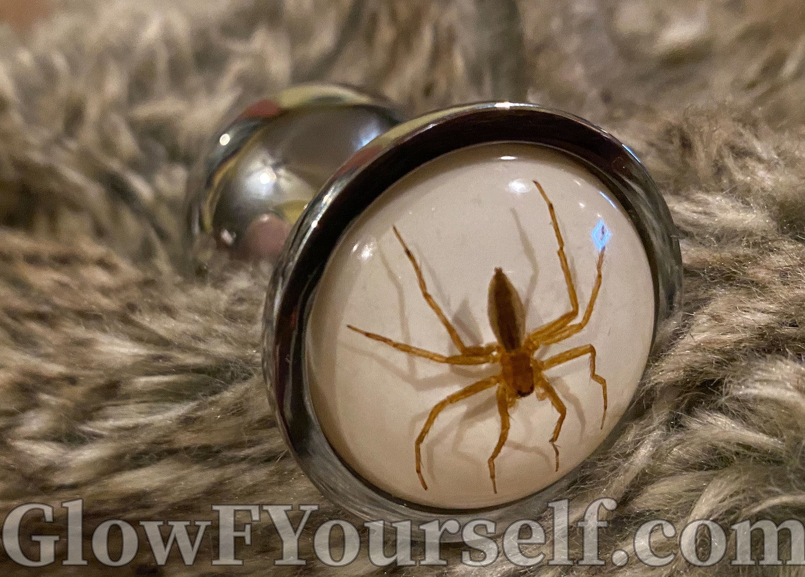 Huge ghost spider butt plug fill yourself with SPIDERS | Etsy