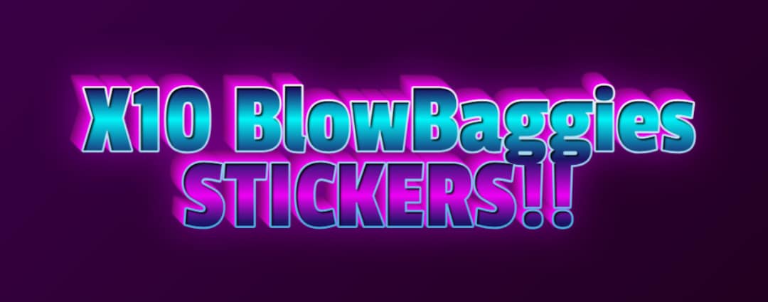 10 Pack of Our Classic Prank Baggie Stickers Sure to Blow Your Friends ...